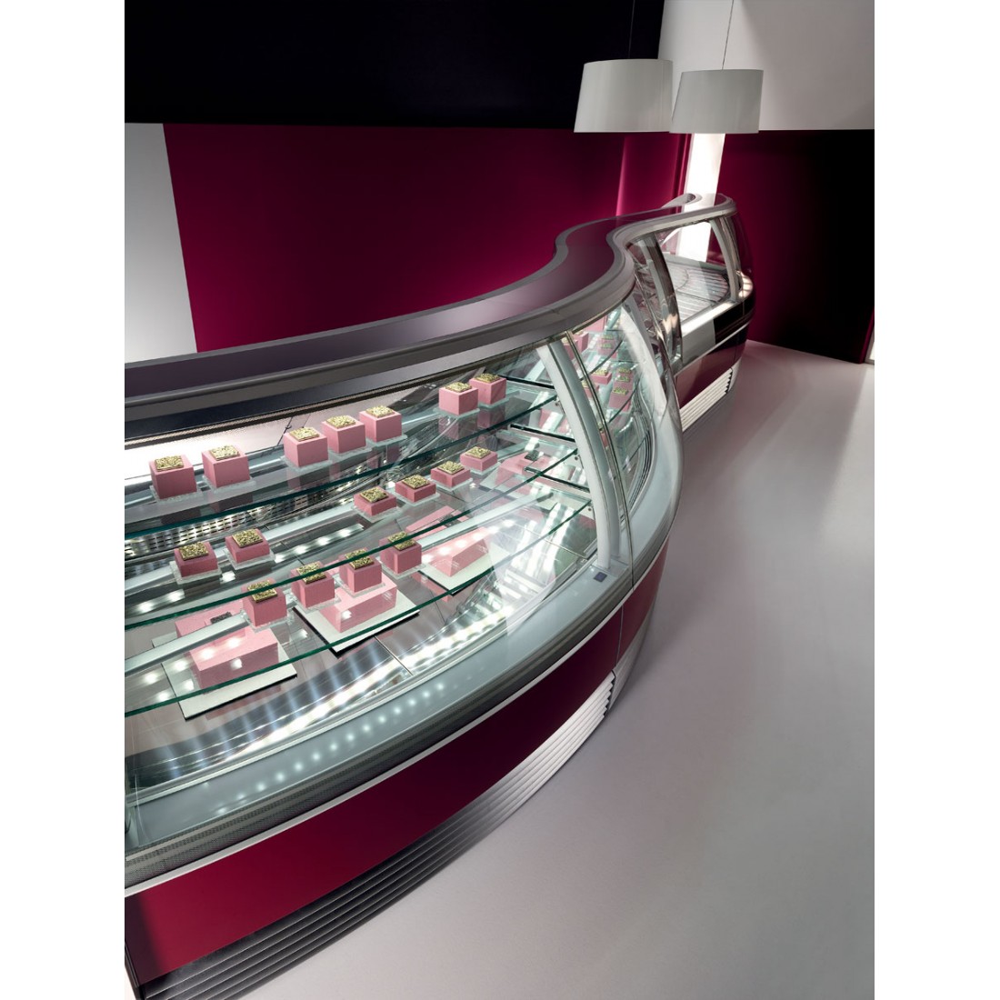 Cake Display Counter Visual | Commercial Display Fridge UK | Bakery ...