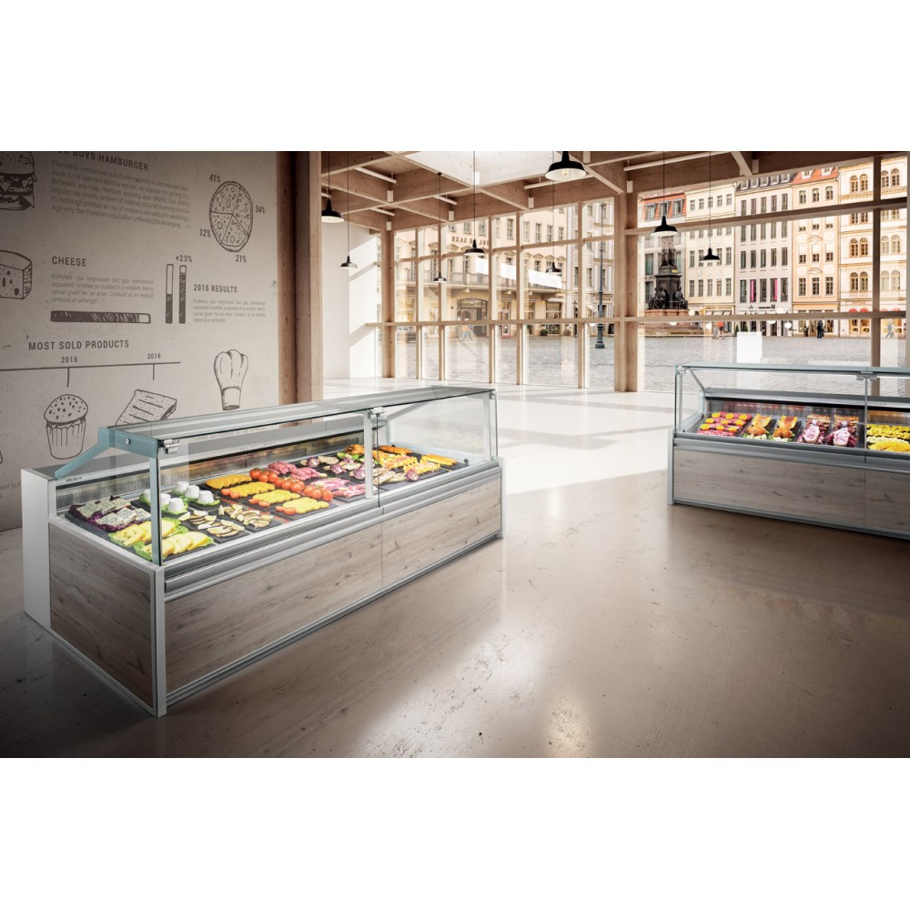 Frigomeccanica Mirage Squared - Butchers Display Counters & Serve Over